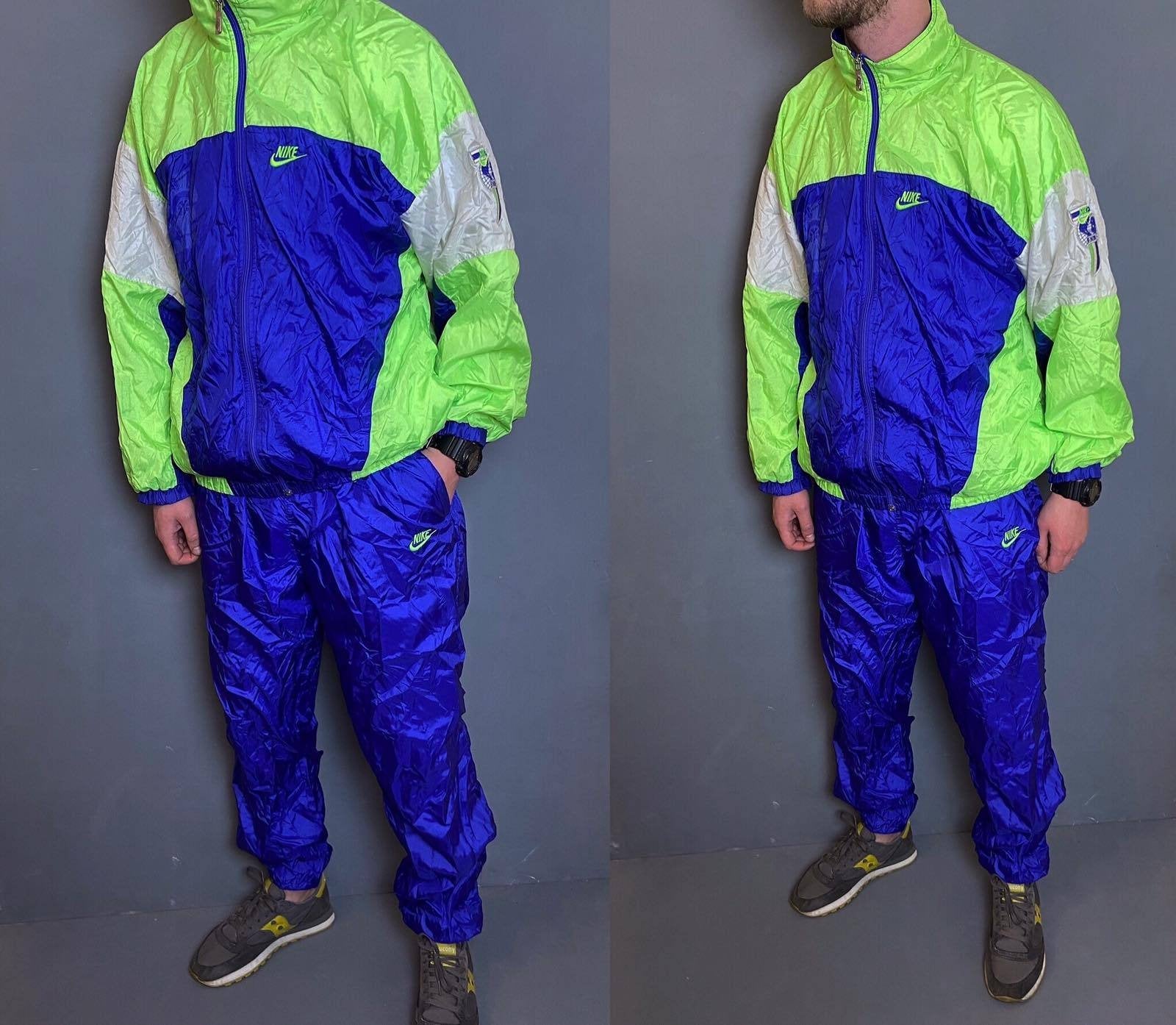 Rare Vintage Full Tracksuit jacket Nike International 1990's ...